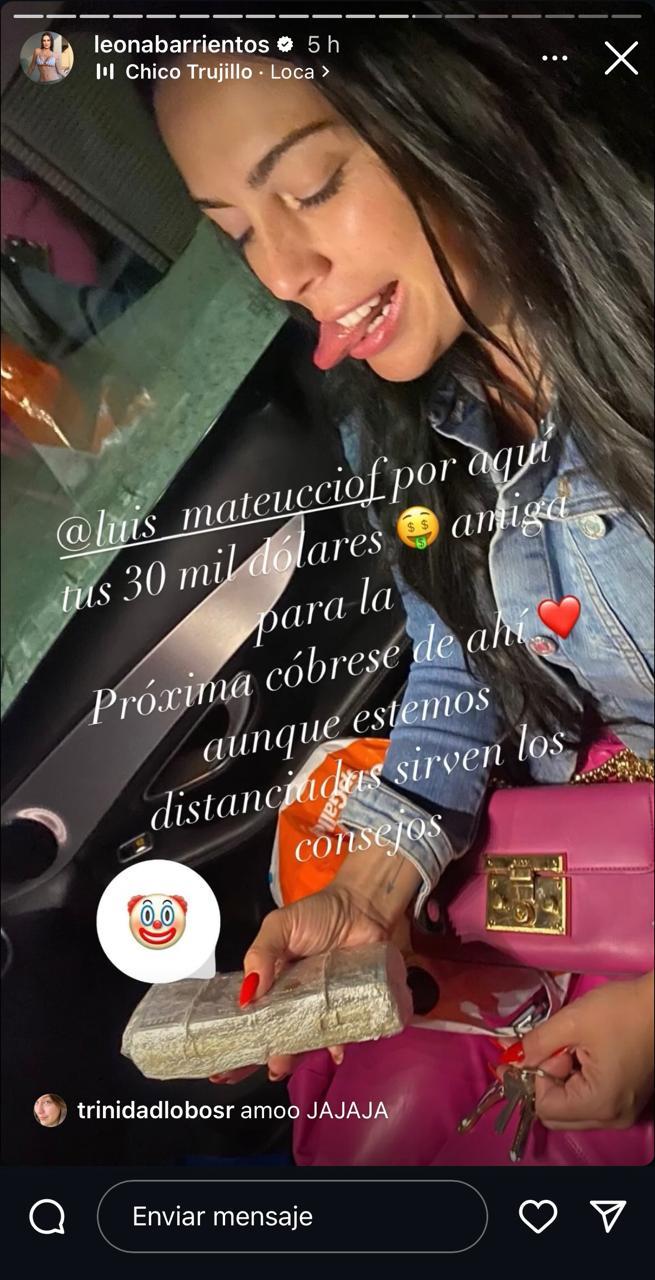 Adriana Barrientos sube burlesca indirecta a Daniela Aránguiz por los problemas de plata con ...